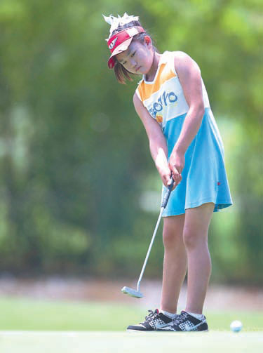 Lucy Li, at age 11, makes US golf history|Across America|chinadaily.com.cn